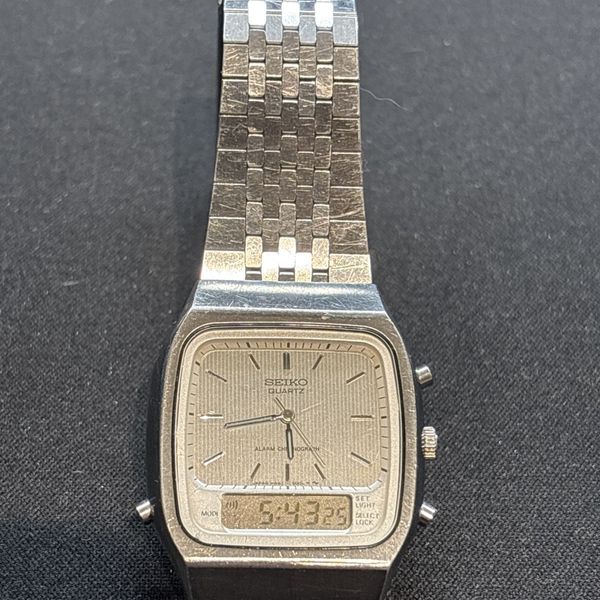 Vintage Seiko Digital Analog watch H461-500A New Battery Works Perfect | WatchCharts Marketplace