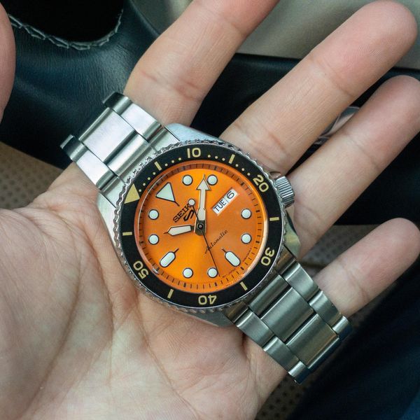 [WTS] Seiko 5 SRPD59 Orange Dial Diver | WatchCharts