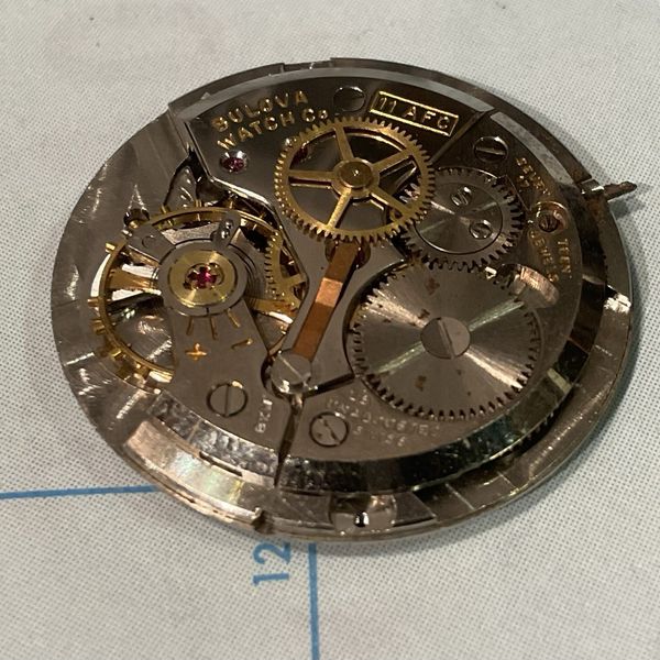 Vintage Bulova 17 Jewel 11AFC Wristwatch Movement RUNS Watch ...