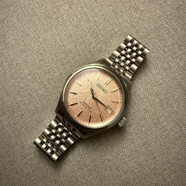 [WTS] Seiko SARX125/SPB467 Salmon Seiko Presage "Araigaki" on Bracelet ...