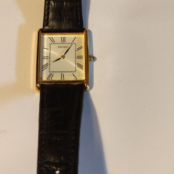 Vintage Seiko Mens Classic Style Tank Watch 7N00-5C70 | WatchCharts Marketplace