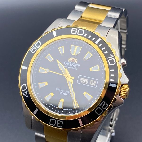 Orient Mako XL Japan Watch Automatic Diver for Men's Wrisrtwatch Black ...