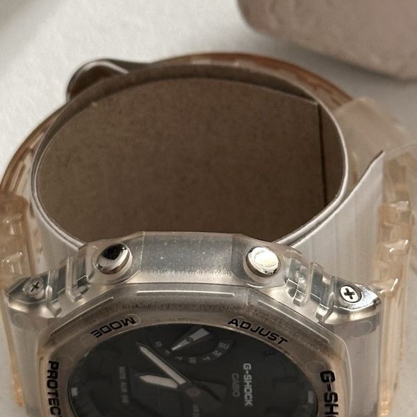 Casio G-Shock GA-2100SKE Skeleton Transparent Watch â Excellent ...