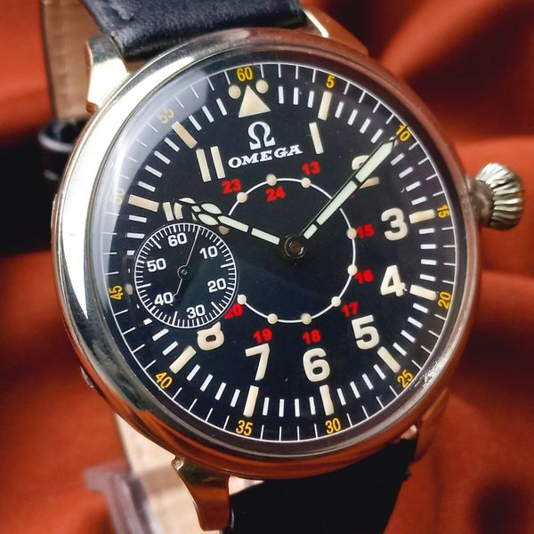 OMEGA Swiss Watch Vintage Antique Marriage Men's Watch Military Style ...