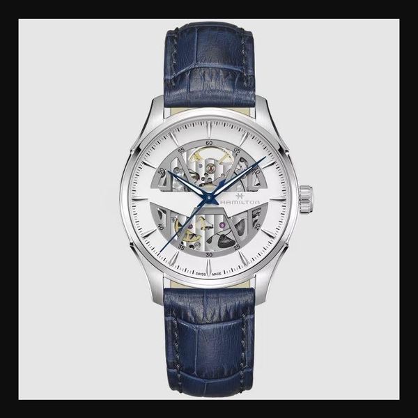 [WTS] Hamilton Jazzmaster Skeleton H42535610 Automatic Blue White 40mm ...