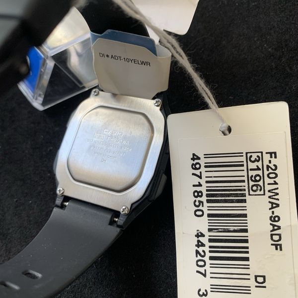 Casio F201WA Black Digital Watch With Ten Year Battery â new old stockâ ...