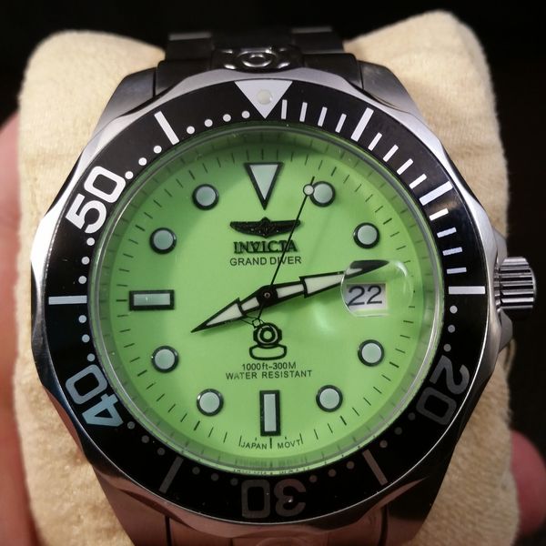 SOLD: Invicta Grand Diver Lume Dial, model no 10641 | WatchCharts ...