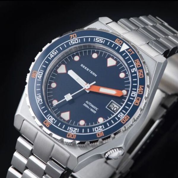 Seestern Sub 600T V3 Dark Blue 40mm Automatic Men's Dive Watch Doxa ...