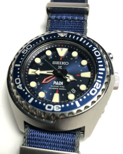 Seiko SUN065 PADI Kinetic GMT Dive Watch Special Edition | WatchCharts ...