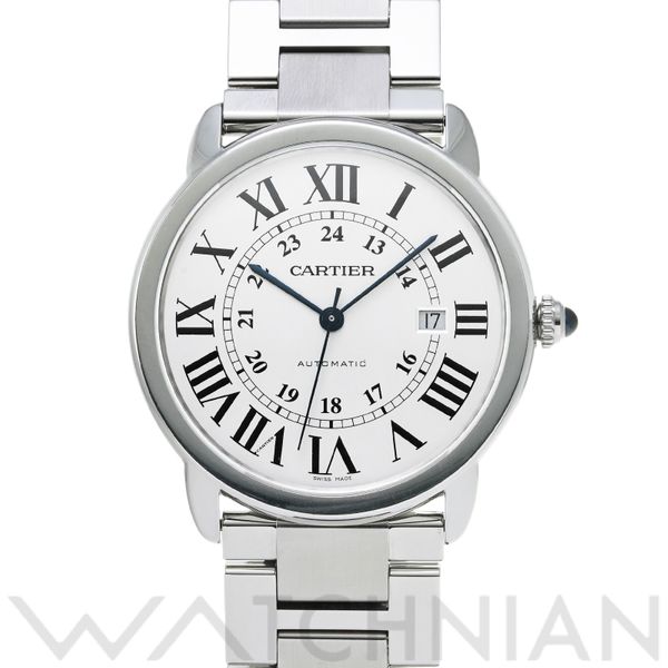 [Used] Cartier CARTIER Rondo solo de Cartier 42mm W6701011 silver men's ...