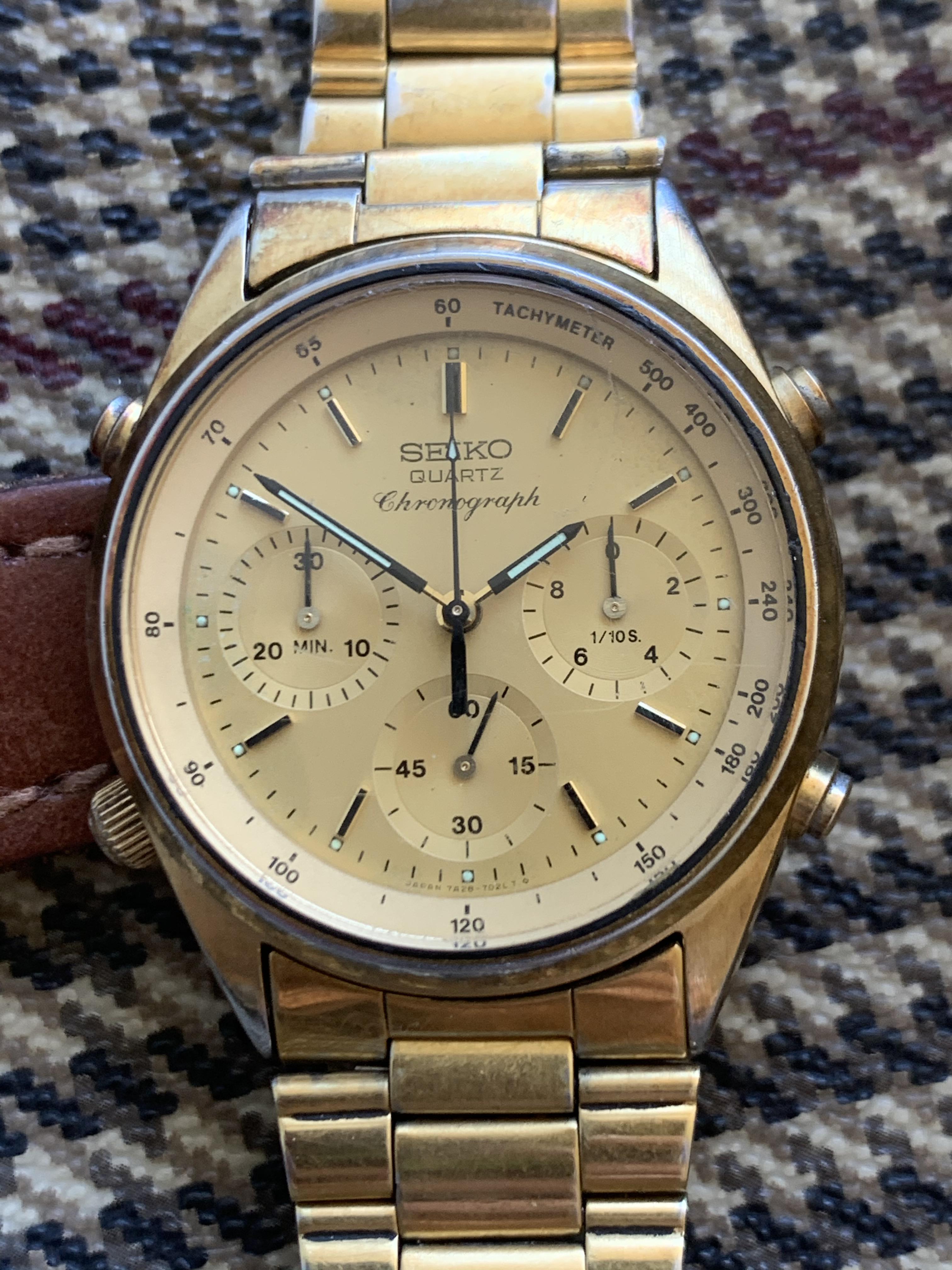 [WTS] Seiko 7A28-7029 First Quartz Chronograph | WatchCharts