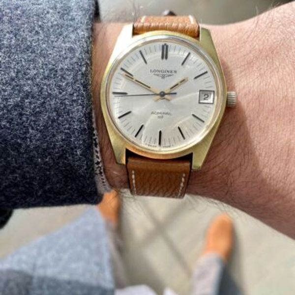Vintage Longines Admiral HF Watch Gold | WatchCharts Marketplace