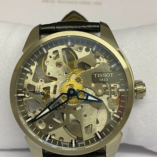 Tissot T-Complication Squelette Mechanical T070.405.16.411.00 Men's ...