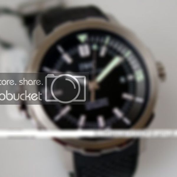 FSOT: IWC Aquatimer Diver Automatic Inner Bezel System New Model ...