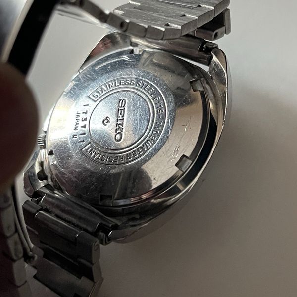 VINTAGE SEIKO 5 AUTOMATIC WORKING DAY/ DATE WORK 6119-7103 Glass ...