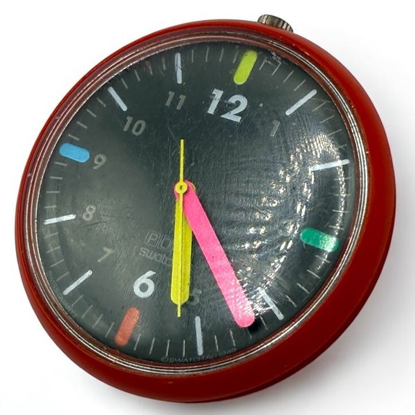 Vintage Swatch Pop Watch 1989 Air Walker New Battery | WatchCharts ...