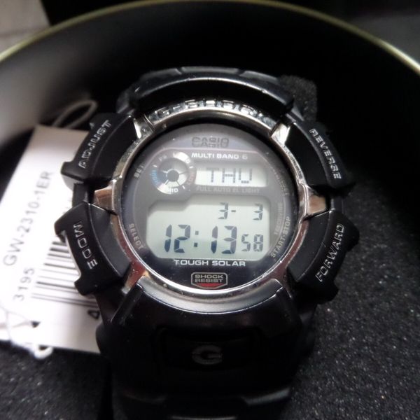 Casio G-shock GW-2310-1ER Black Radio Controlled Solar powered ...