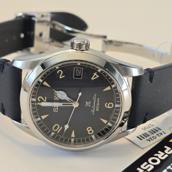 Seiko Prospex Blue Baby Alpinist 38mm Field Watch SPB157 | WatchCharts ...