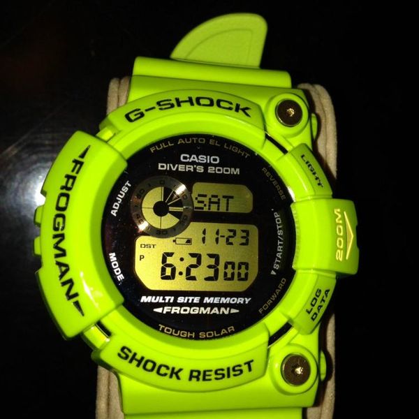 Casio Frogman - Green - Love the Sea and the Earth | WatchCharts