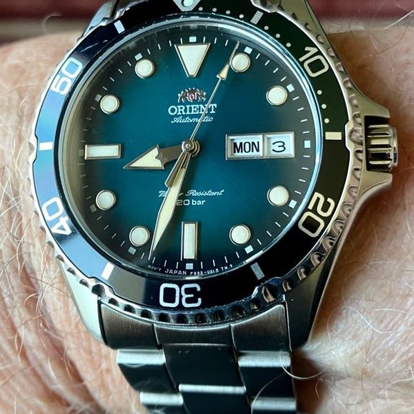 [$120 USD] FS: Orient Kamasu Gen 2 Teal Gradient Dial OEM Bracelet $120 ...