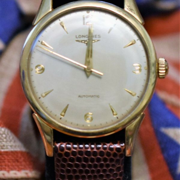 Vintage c1953 LONGINES Waterproof Ref 6500-1 - cal 22AS 19 Jewel ...