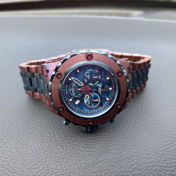 Invicta Reserve Specialty Subaqua Men's Abalone Dial Swiss Quartz Steel ...