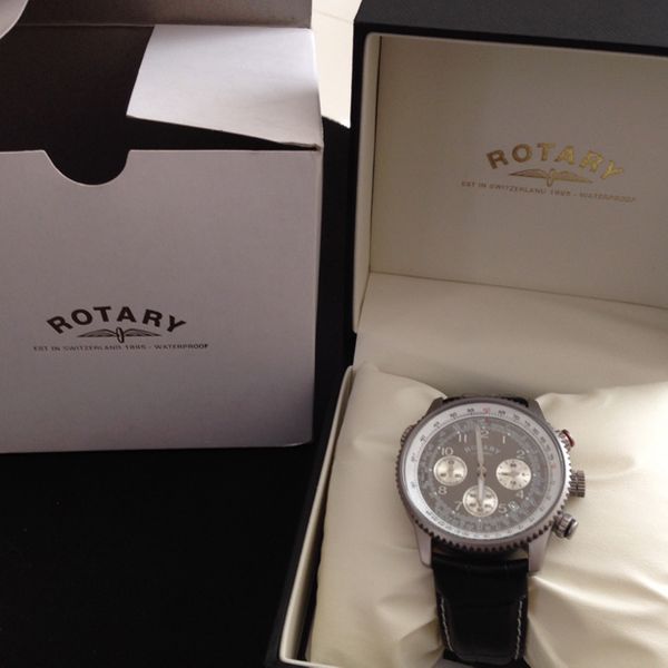 SOLD: Rotary Chronospeed (Navitimer Homage) w/ box - Like New | WatchCharts