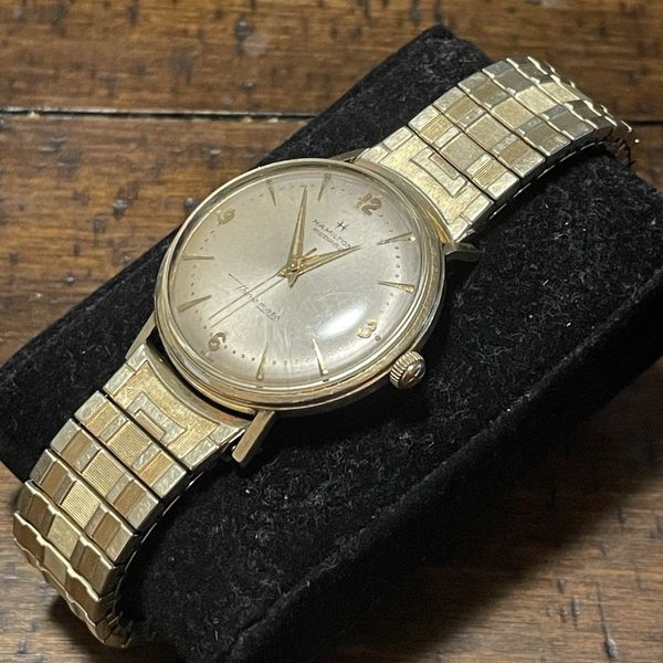 Vintage Hamilton Masterpiece Thin-o-Matic 10k Gold Filled Automatic ...