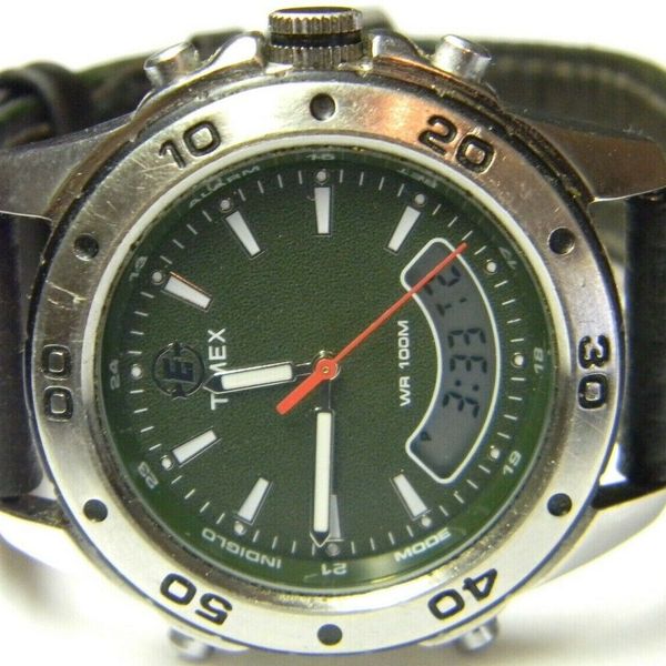 mens Timex Expedition Indiglo Digital LCD Analog Chronograph Watch 930 PP | WatchCharts Marketplace
