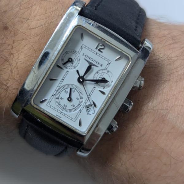 Longines Men's Watch EFC, Used, with Four Dials and Date Display ...