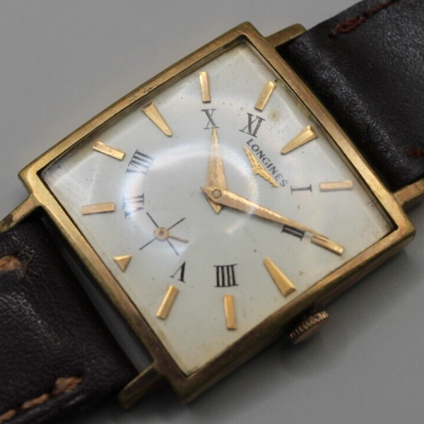 Vintage Longines Classic Square Watch Gold Plated Cal. 23Z 17 Jewels ...