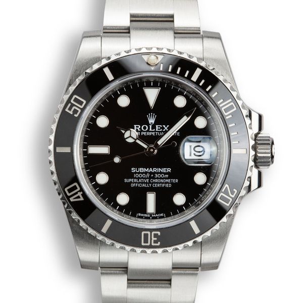 FS: 2003 Rolex Two-Tone DateJust 116223 Black Jubilee Arabic Dial with ...