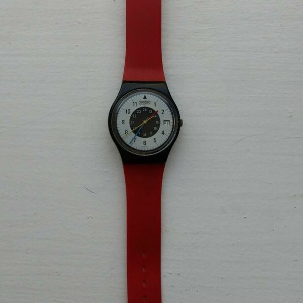 1984 Swatch Original CHRONO-TECH GB403 Men's Watch | WatchCharts ...