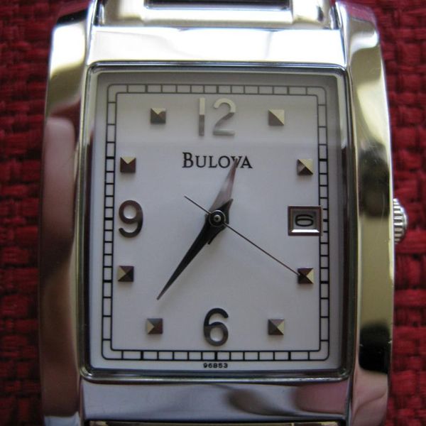 SOLD: Men's Bulova Square Dress Watch $30.00 Price Reduced! | WatchCharts