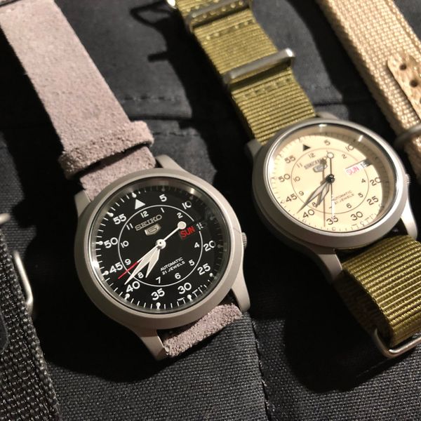 [WTS] Seiko SNK803 Beige & SNK809 Black Set or Each | WatchCharts