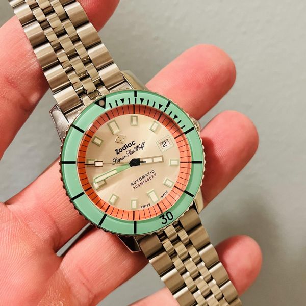 [WTS] Zodiac Sea Wolf Watermelon Divers Watch | WatchCharts Marketplace