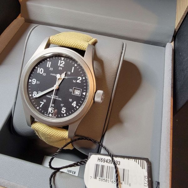 [$345 USD] HAMILTON KHAKI FIELD H69439933: Like New FULL KIT | WatchCharts