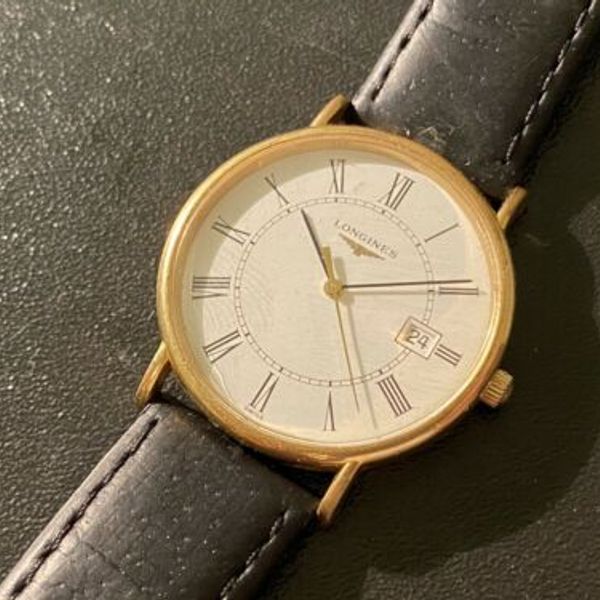 Longines Gold Plated Presence Quartz Watch | WatchCharts Marketplace
