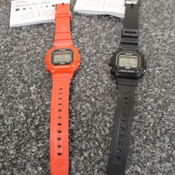 Casio 3224 F-108WH Unisex Digital Water Resistant Lighted Alarm Watch ...