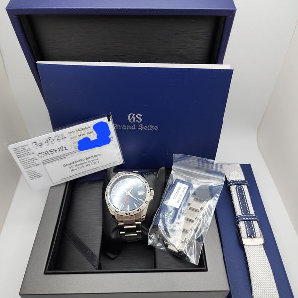 [WTS] Grand Seiko SBGN005 Quartz GMT - Full Set and Strap | WatchCharts