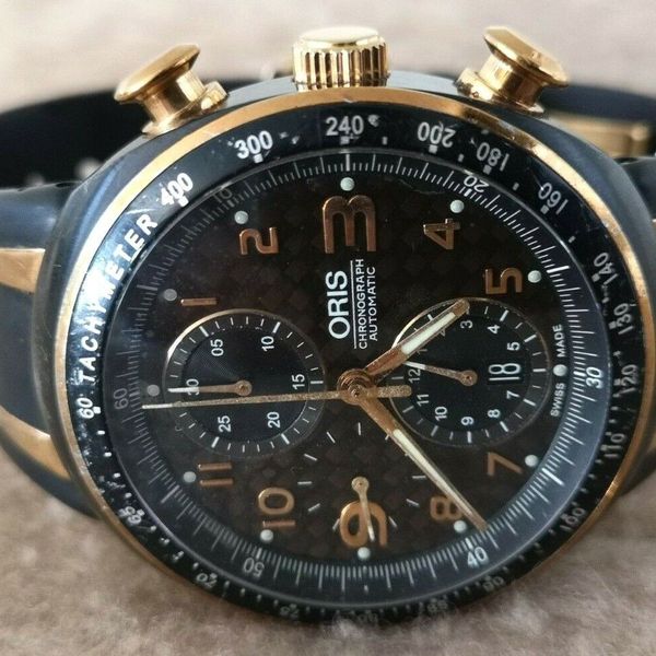 Oris TT3 Chronograph Gold Plated 674 7587 7764 Price, Specs, Market ...