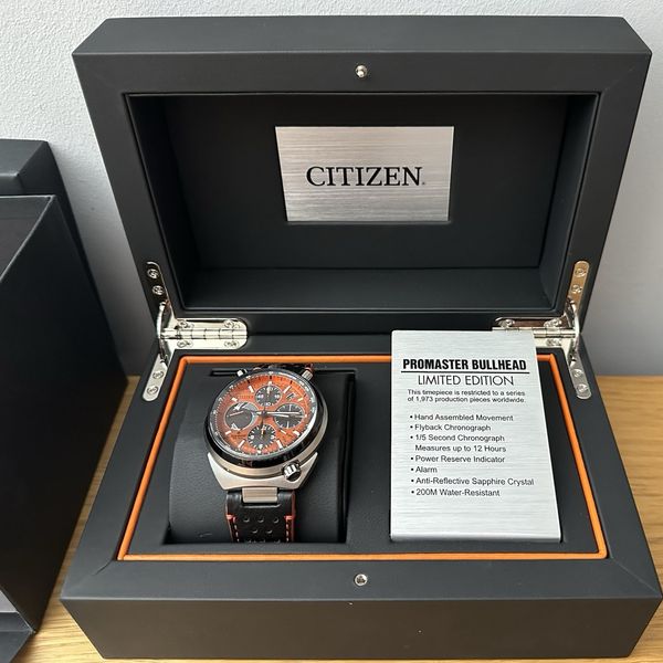 Citizen Men's Eco Drive Promaster Bullhead Watch AV0078-04X. Boxed with ...