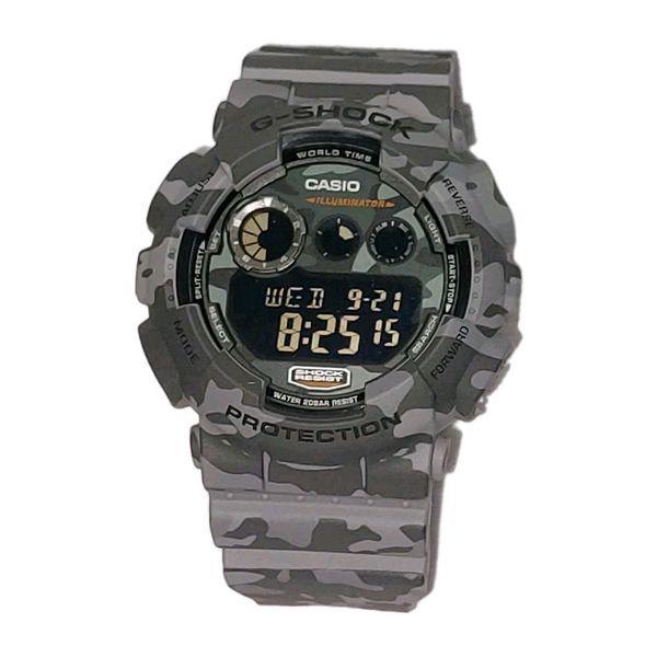 CASIO G-SHOCK GD-120CM-8 Men's Wrist Watch Digital Gray Camouflage ...
