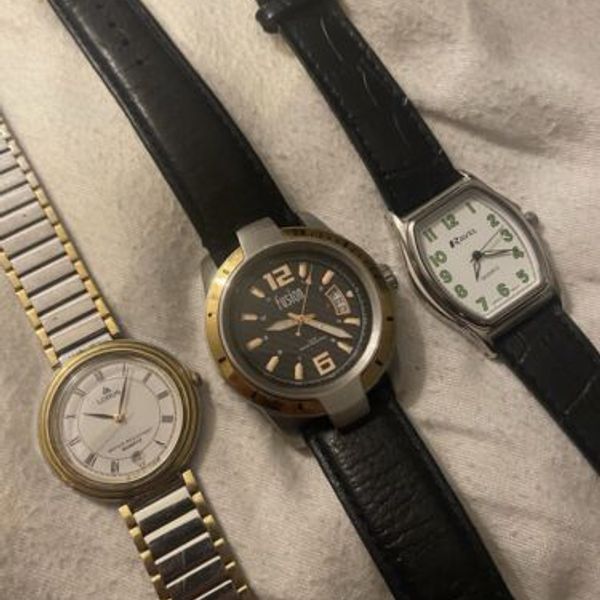 3x Mens Watch Collection Seiko LORUS Japan Made Quality Vintage Watches ...
