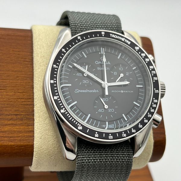 BRANDED Omega x Swatch MoonSwatch MISSION TO THE MOON STAINLESS STEEL ...