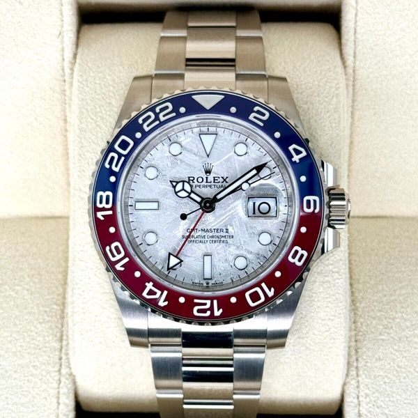 NEW 2024 Rolex GMT-Master II â Pepsiâ 40mm 126719BLRO White Gold ...