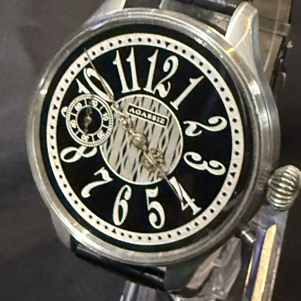 Rare And Stunning Agassiz (became Longines) Wristwatch (Pocket Watch ...