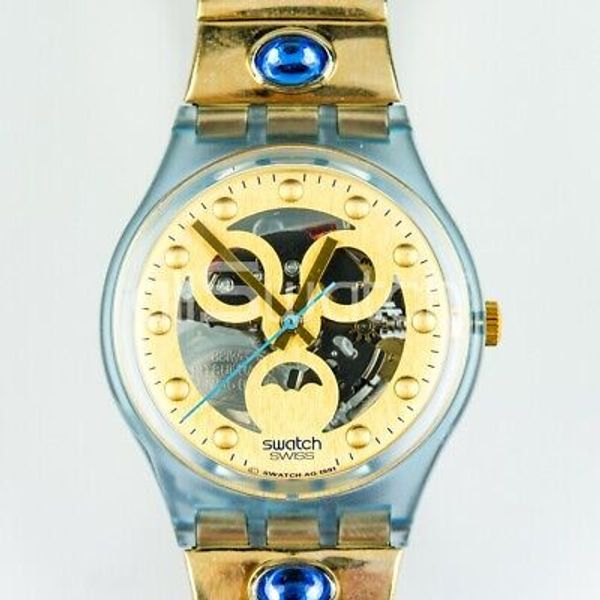 Swatch Standards 1992 - GN123 - Gold Smile - Nuovo | WatchCharts ...