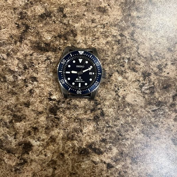 Seiko Men's Prospex Solar Blue Dial Watch - SNE585 | WatchCharts ...