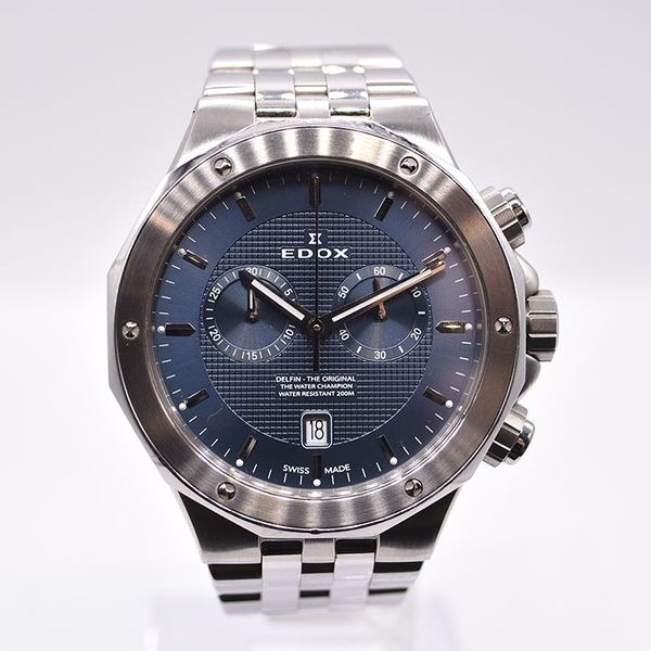 EDOX 10110-3M-BUIN Delfin Original Chronograph Quartz Men's Watch | WatchCharts Marketplace